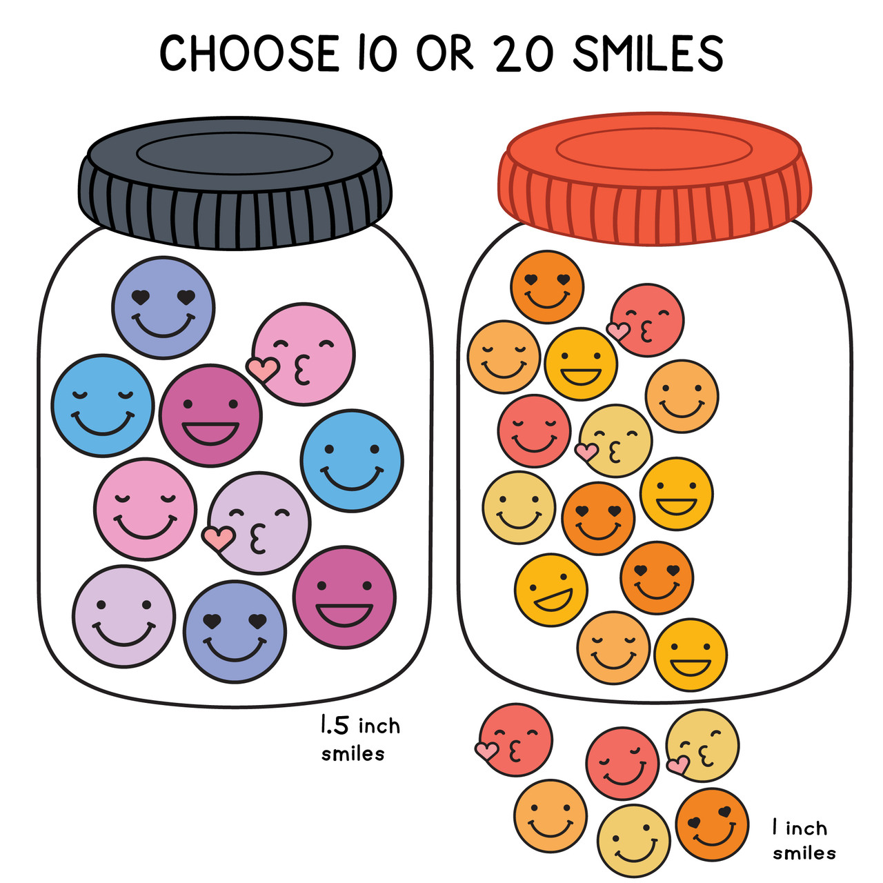 All Smiles Incentive Jar Classroom Reward System Clings for the Whiteboard