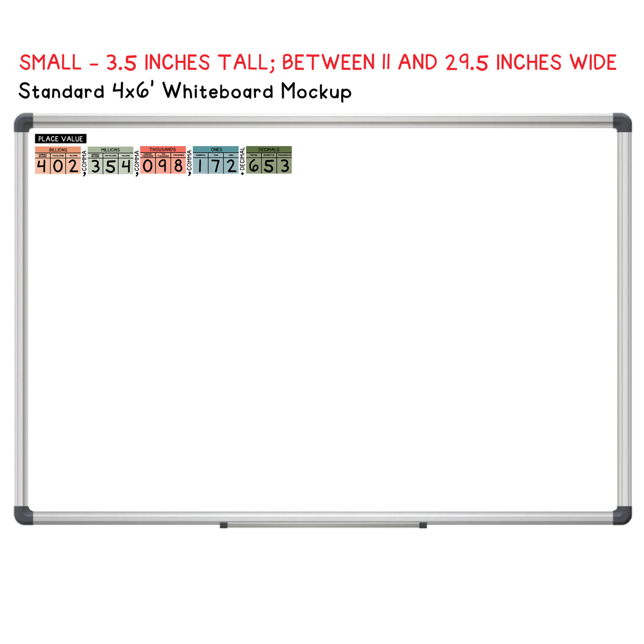 Tropical Botanical Place Value Whiteboard Cling Display – A Hands-On ...