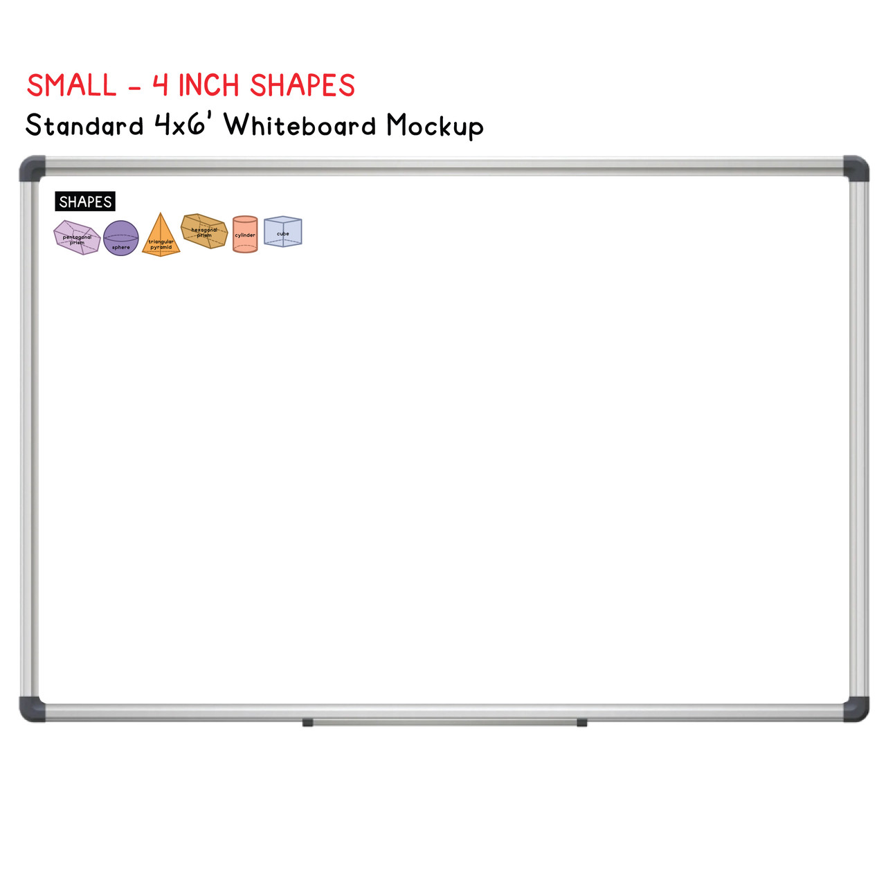 Totally Custom Shapes Whiteboard Clings – Customizable 2D & 3D Shape ...