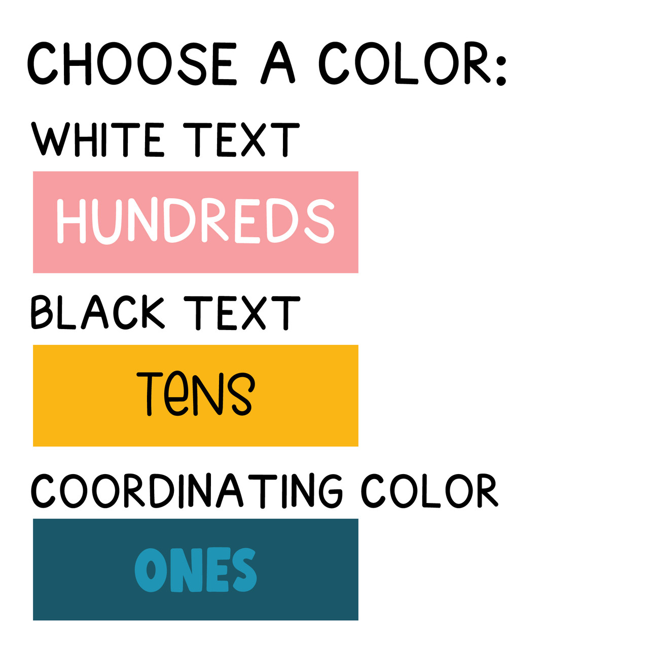 Retro Brights Ten Frame Whiteboard Cling + Counters