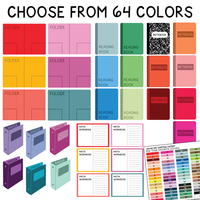 You Will Need School Supply Visual Cue Whiteboard Clings