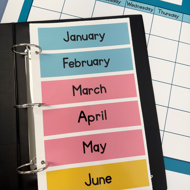 Totally Custom Whiteboard Cling Calendar Set