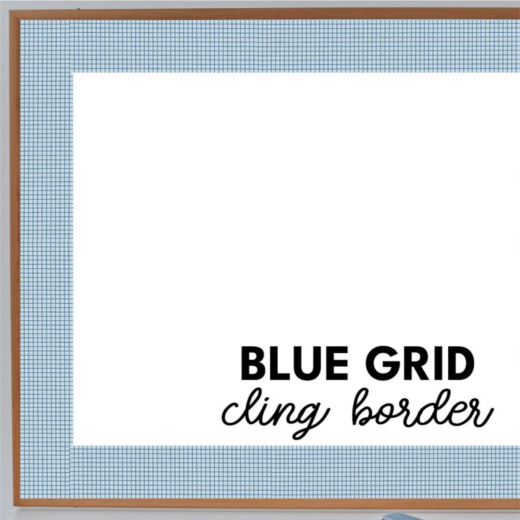 Varsity Stripes Whiteboard Cling Borders