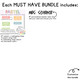 Pastel Must Haves Whiteboard Bundle - Full Whiteboard