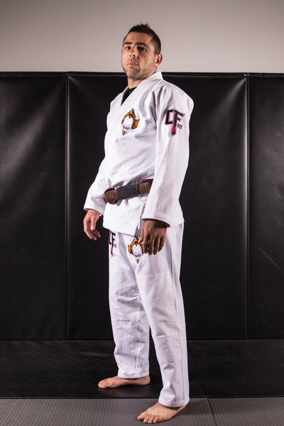 JITS THE GRAPPLING CLOWN White Pearl Weave Gi - Continuous Flow BJJ