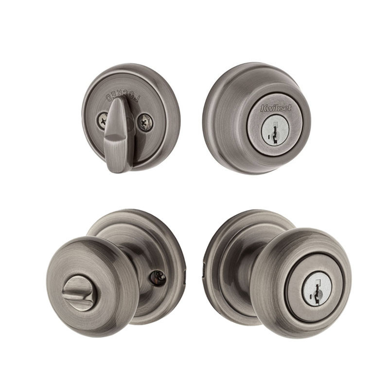 Kwikset / Hancock 740 Knob and 780 Single Cylinder SmartKey Deadbolt ...