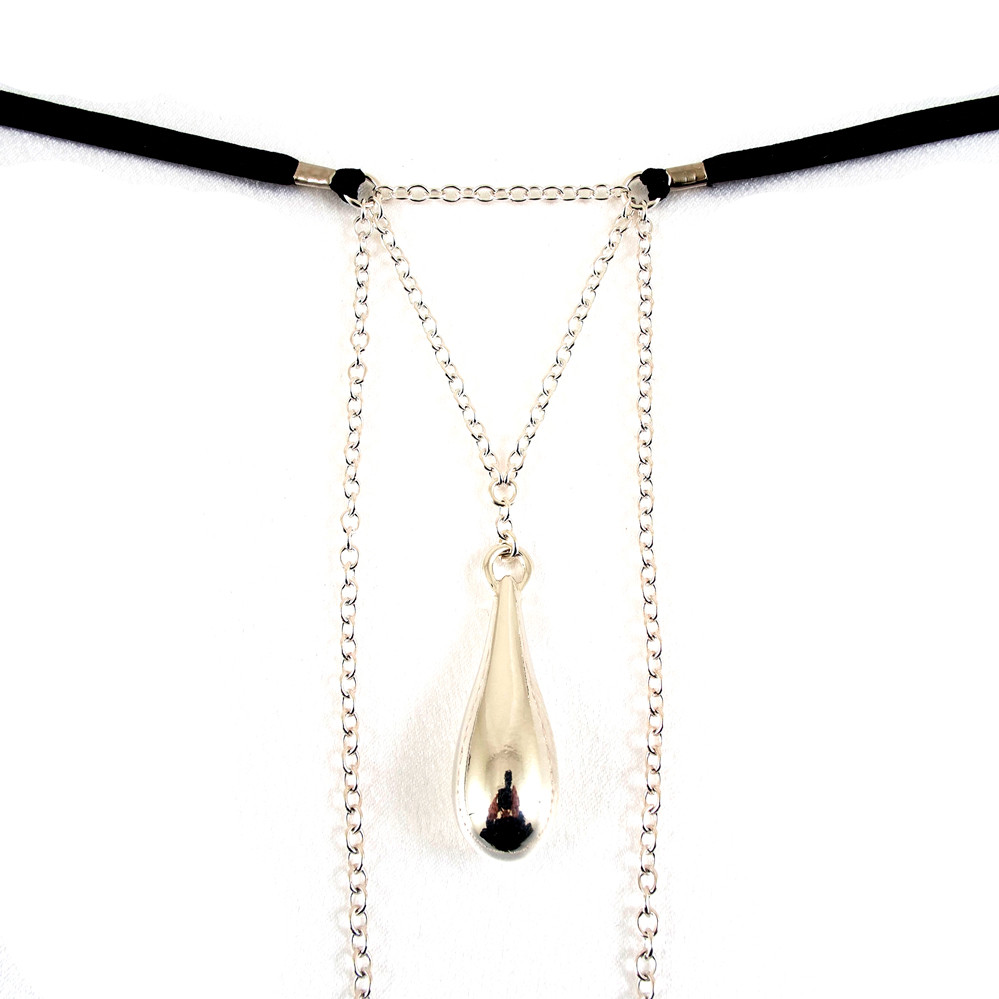 Sylvie Monthule Men's Gold Loop with Black Insertable Triple Geisha ...