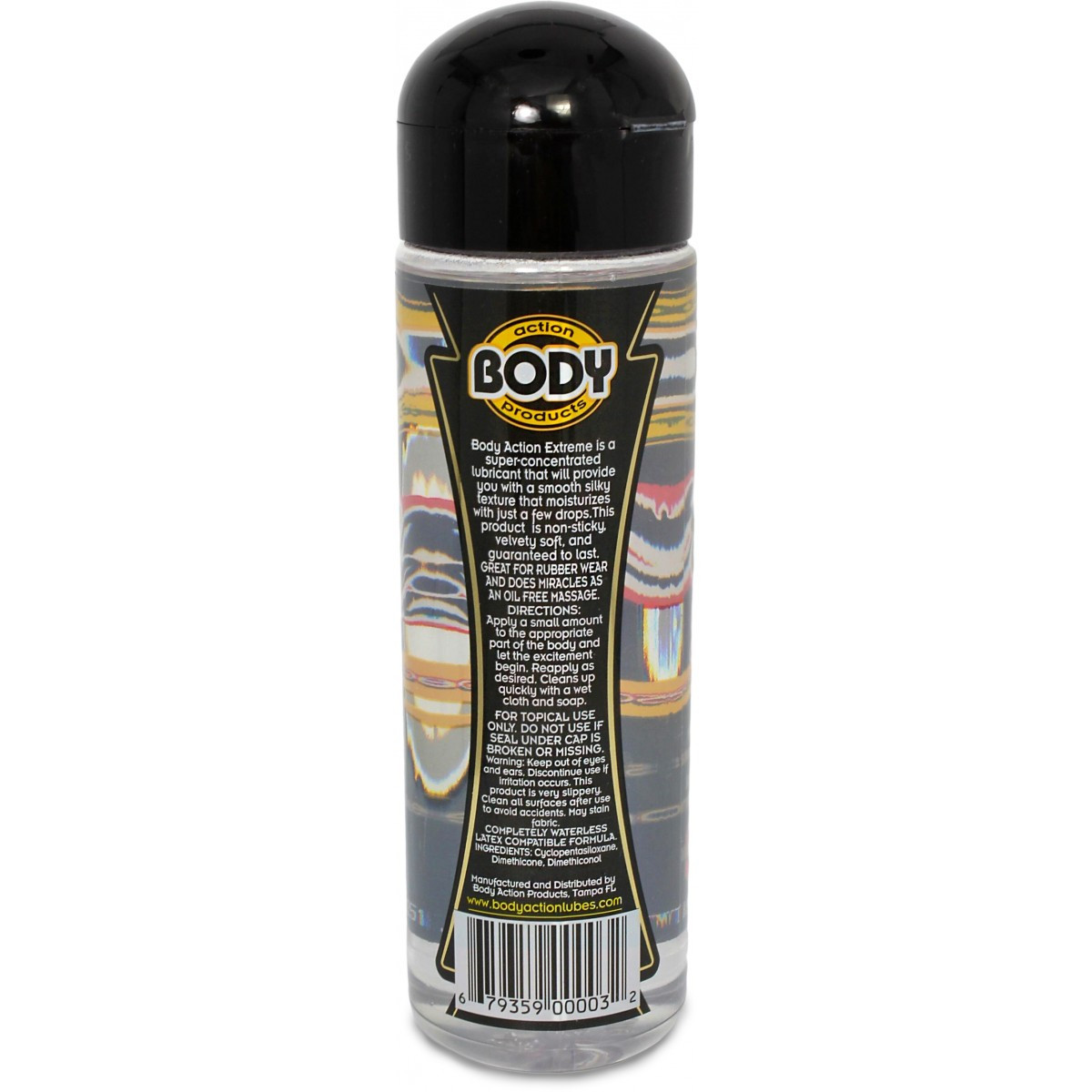 Body Action Extreme Glide Silicone Personal Lubricant 8.5 oz - Dallas ...