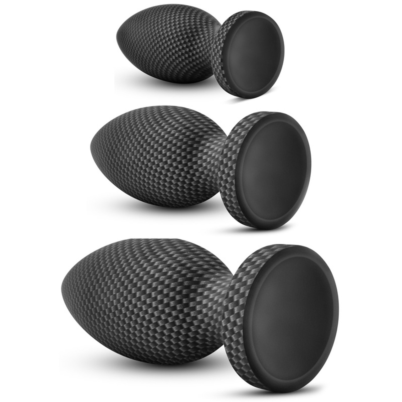 Blush Novelties Spark Carbon Fiber Small Silicone Butt Plug Dallas