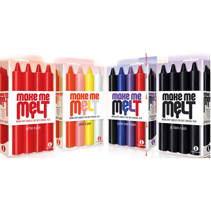Icon Brands The Nines Make Me Melt Red Hot Sensual Warm Drip Candles 4 ...