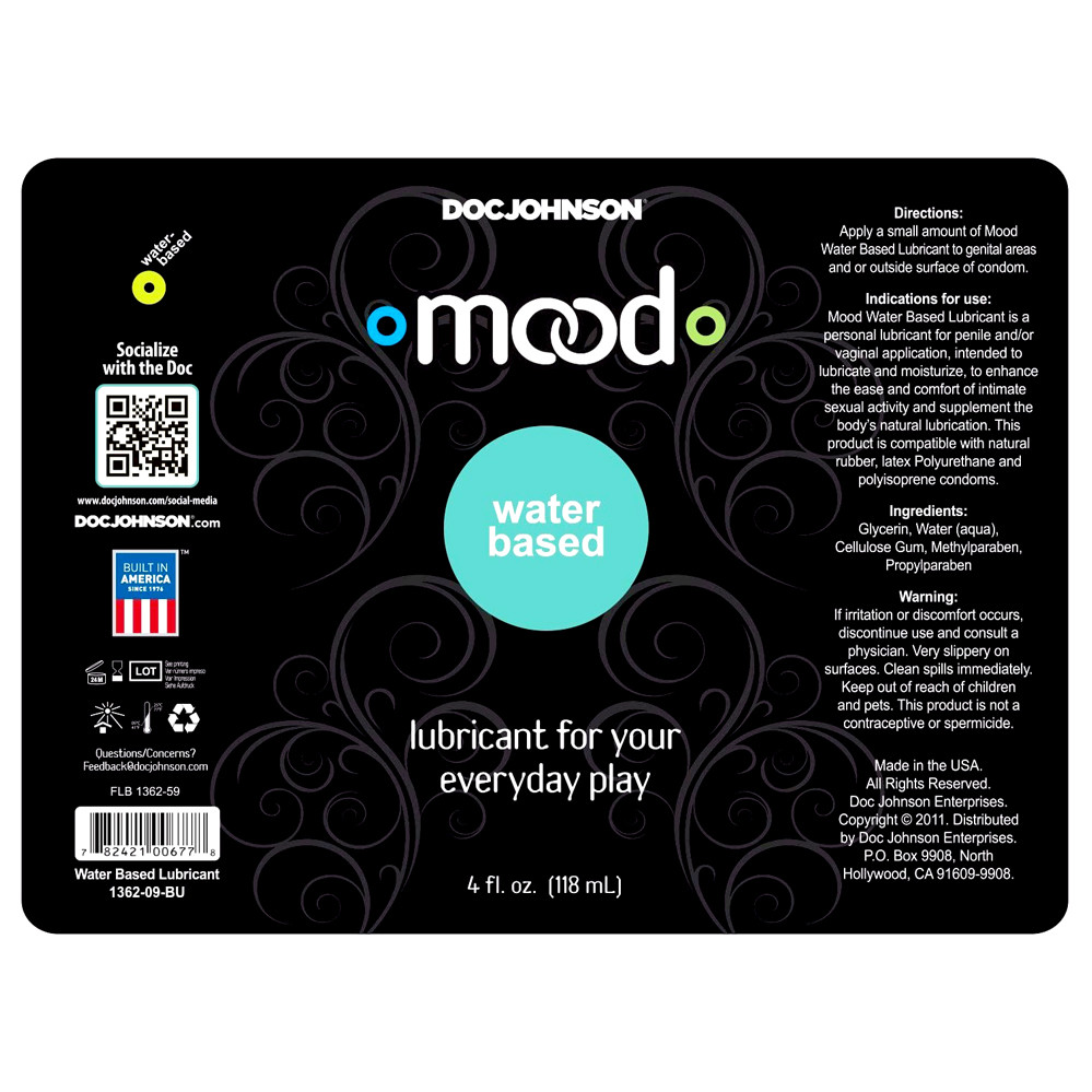 Buy the Mood Lube Water-Based Personal Lubricant in 8 oz Bottle - Doc ...