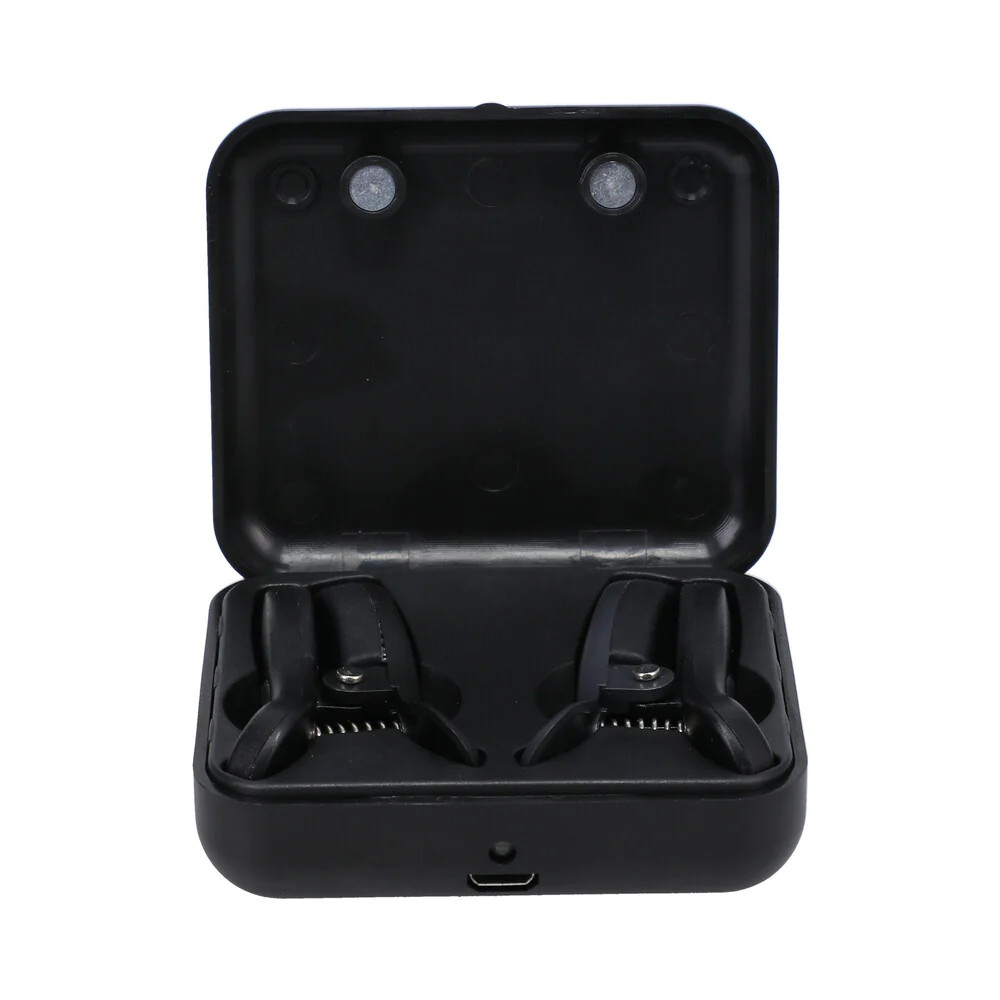 Merci Vibro Grippers Vibrating Nipple Clamps Rechargeable With Case ...