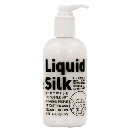 Liquid Silk Luxury Water Based Sensual Lubricant 250ml - Dallas Novelty ...