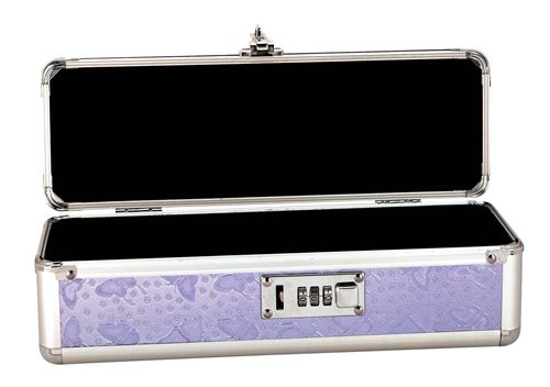 Small Lockable Vibe Case Purple - Dallas Novelty - Online Sex Toys Retailer