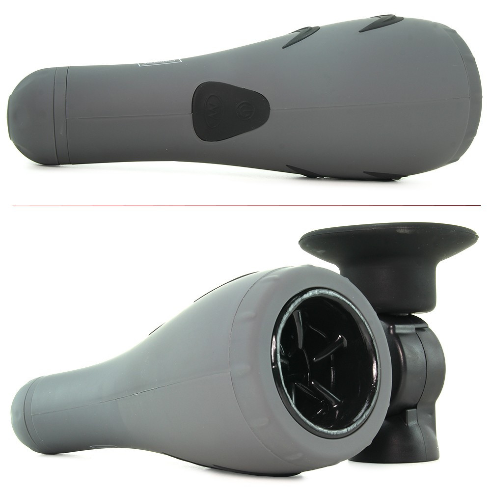 Apollo 30-function Hydro Power Stroker with Wall-mount Suction Cup Gray ...