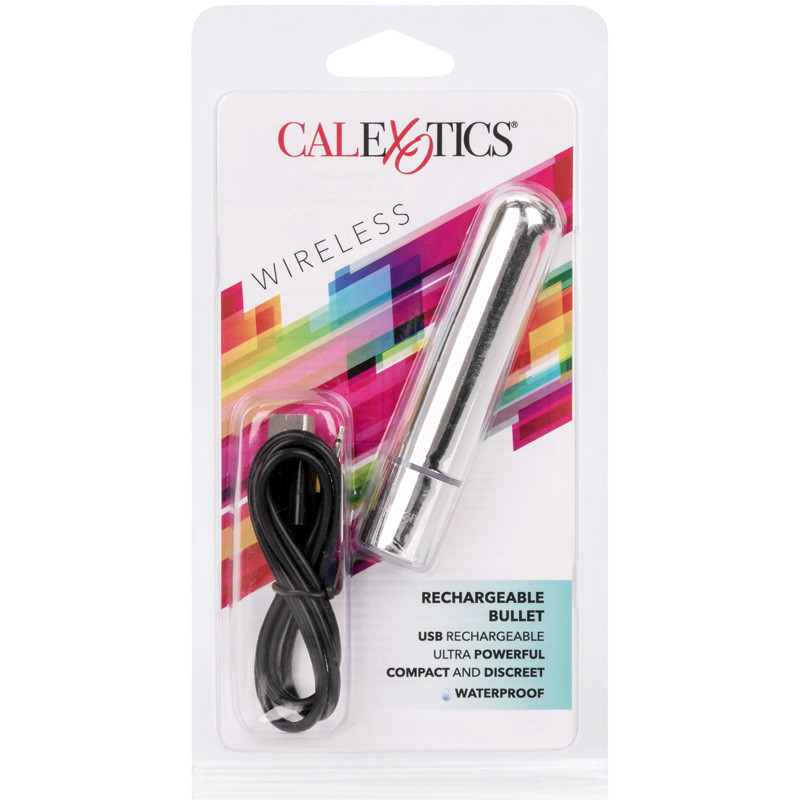 Buy the Wireless Silver Bullet 3-function Rechargeable Vibrator - Cal ...