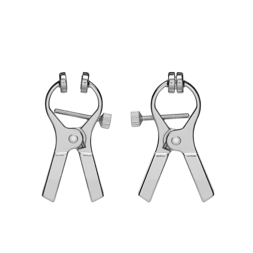 Buy the Deluxe Black Adjustable Barrel Nipple Clamps with Chain - XR ...