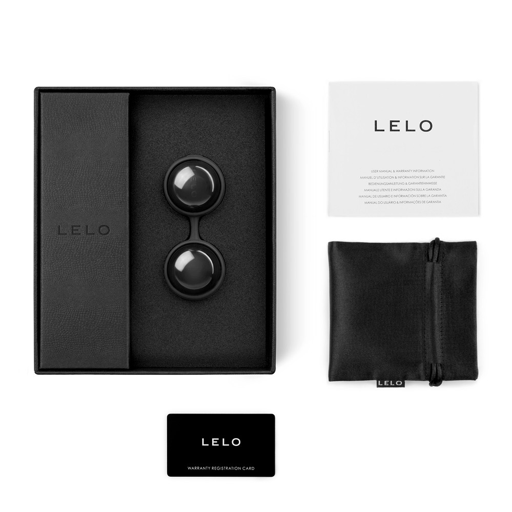 Buy the LUNA Beads Noir Classic Kegel Exercise duotone ben wa Ball ...