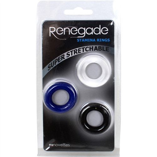Buy the Renegade Stamina Rings Multi-Color Penis Erection Enhancing ...