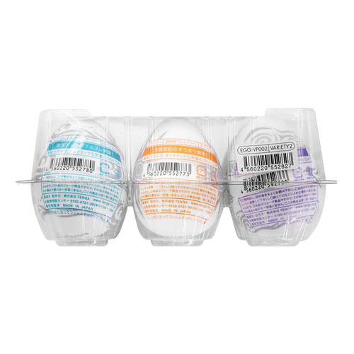 Buy the TENGA Easy Ona-Cap Eggs Hard Boiled Variety 6-Pack Stroker Male ...