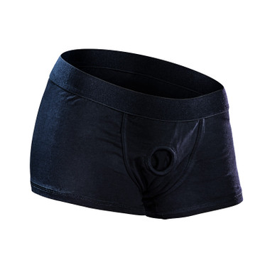 Buy the Plus Sized Temptasia Black Boxer Brief Strap-On & FTM Packer ...