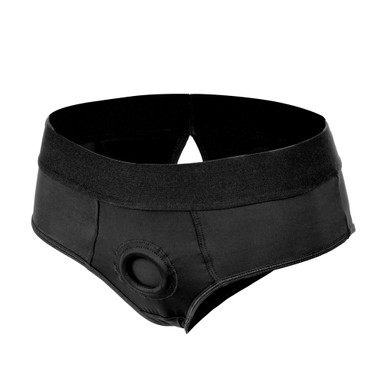 Buy the Boundless Black Backless Brief Style Premium Strap-On & FTM ...