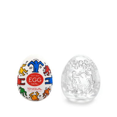 TENGA Keith Haring Signature Series Dance Easy Ona Cap Egg Stroker Male ...