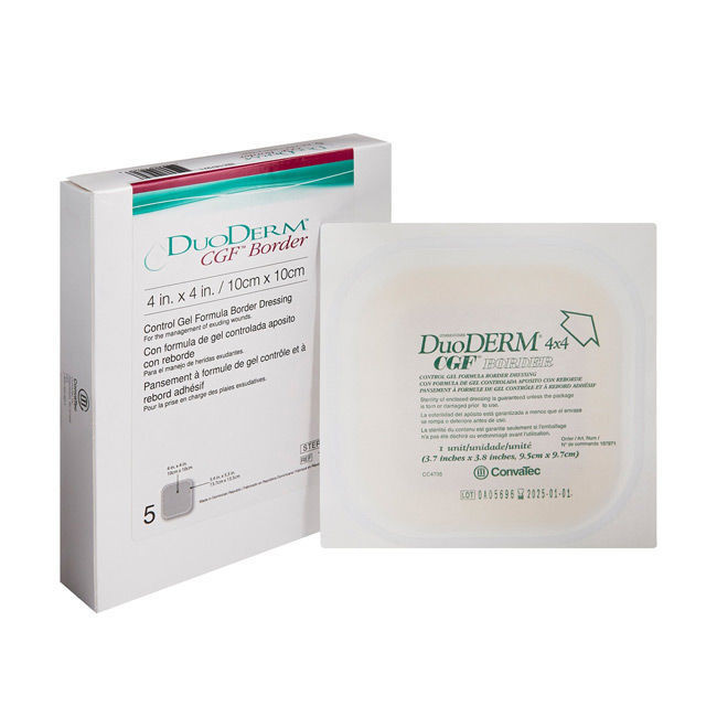 DuoDerm CGF - Square Hydrocolloid Dressing