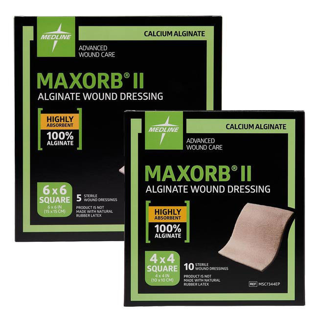 Medline - Maxorb II Alginate Wound Dressing - Express Medical Supply, Inc.