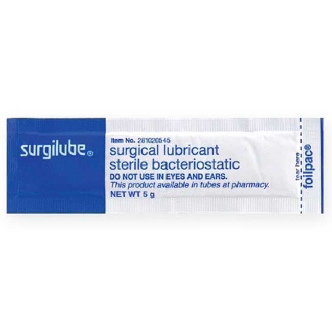 Surgilube Surgical Lubricant Packets - Sterile, Water-Soluble ...