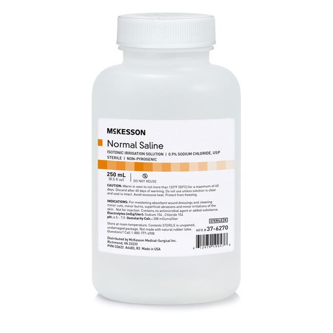 McKesson Sterile Irrigation Solution, 0.9% Sodium Chloride