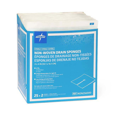 Medline - Non Woven Drain Sponges