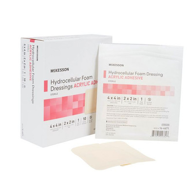 McKesson Hydrocellular Foam Dressing With Border Film