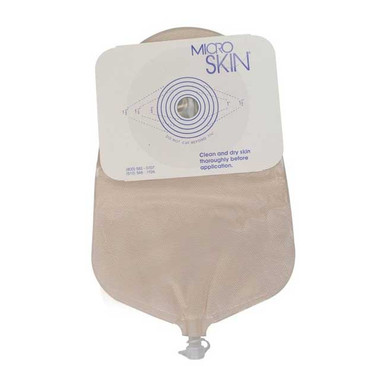 Cymed MicroSkin - 9" Drainable One-piece Urostomy Bag (Cut to Fit with ...