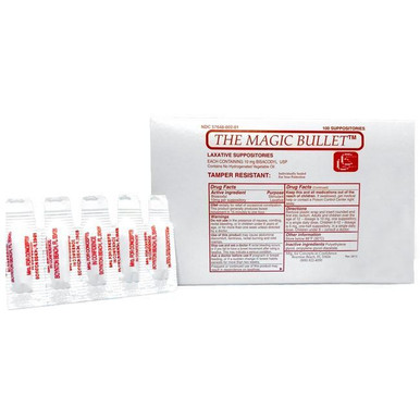 Magic Bullet Suppository - 10mg Bisacodyl