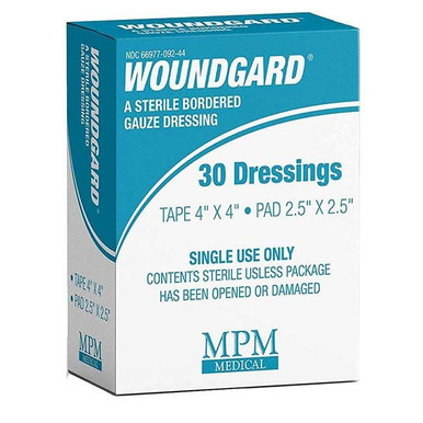 MPM Medical WoundGard - Sterile Bordered Gauze Dressing