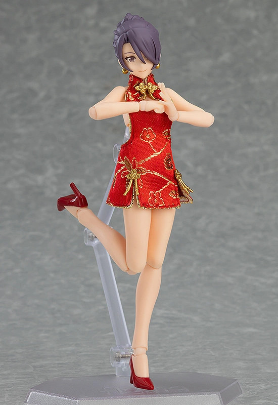 figma Styles Mini Skirt Chinese Dress Outfit Action Figure