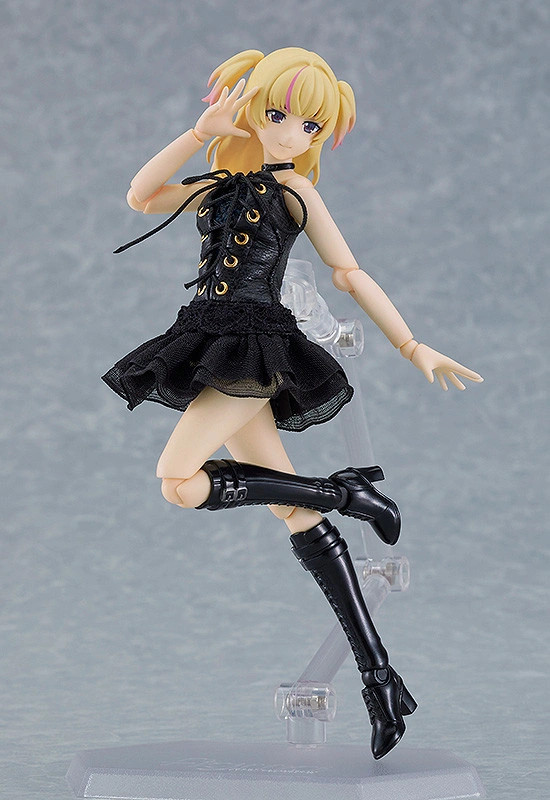 figma Female Body (Yuki) with Black Corset Dress Outfit Action Figure