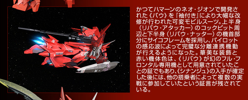 BANDAI HGUC 1/144 REBAWOO Plastic Model Kit MSV AMX-107R