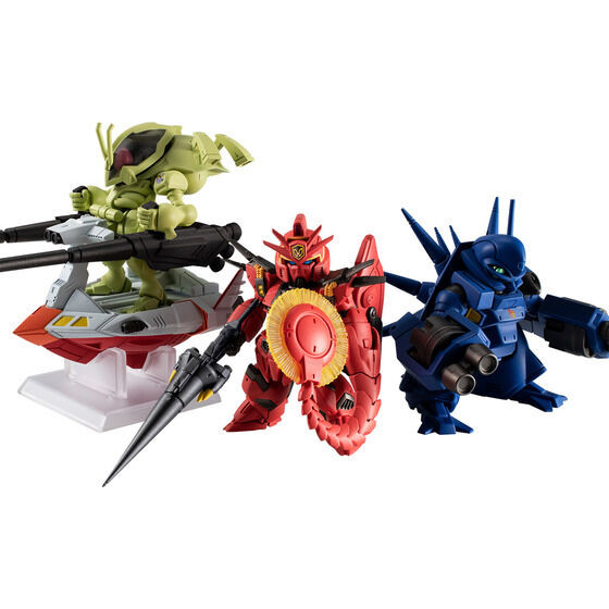 FW GUNDAM CONVERGE CORE Mobile Suit Crossbone Gundam Steel 7 A Team Set ...