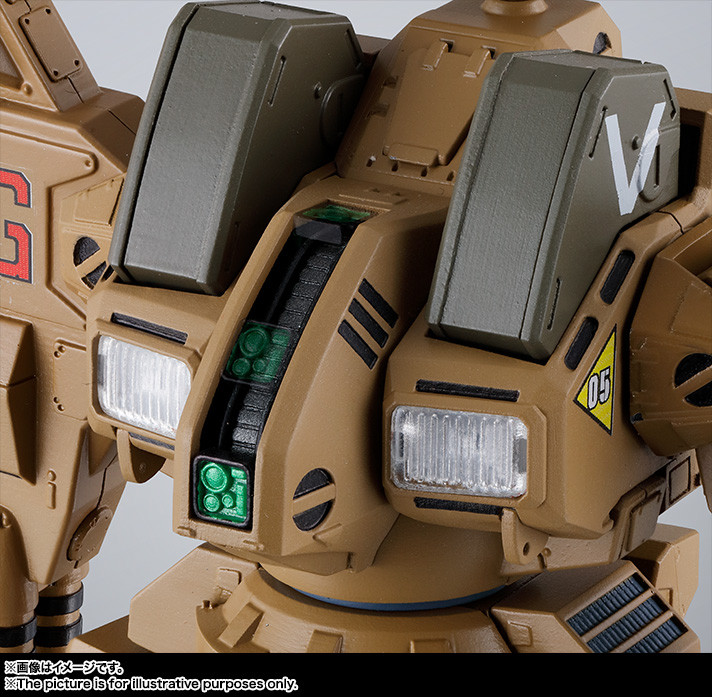 BANDAI HI-METAL R ADR-04-MKX Destroid Defender Action Figure Macross