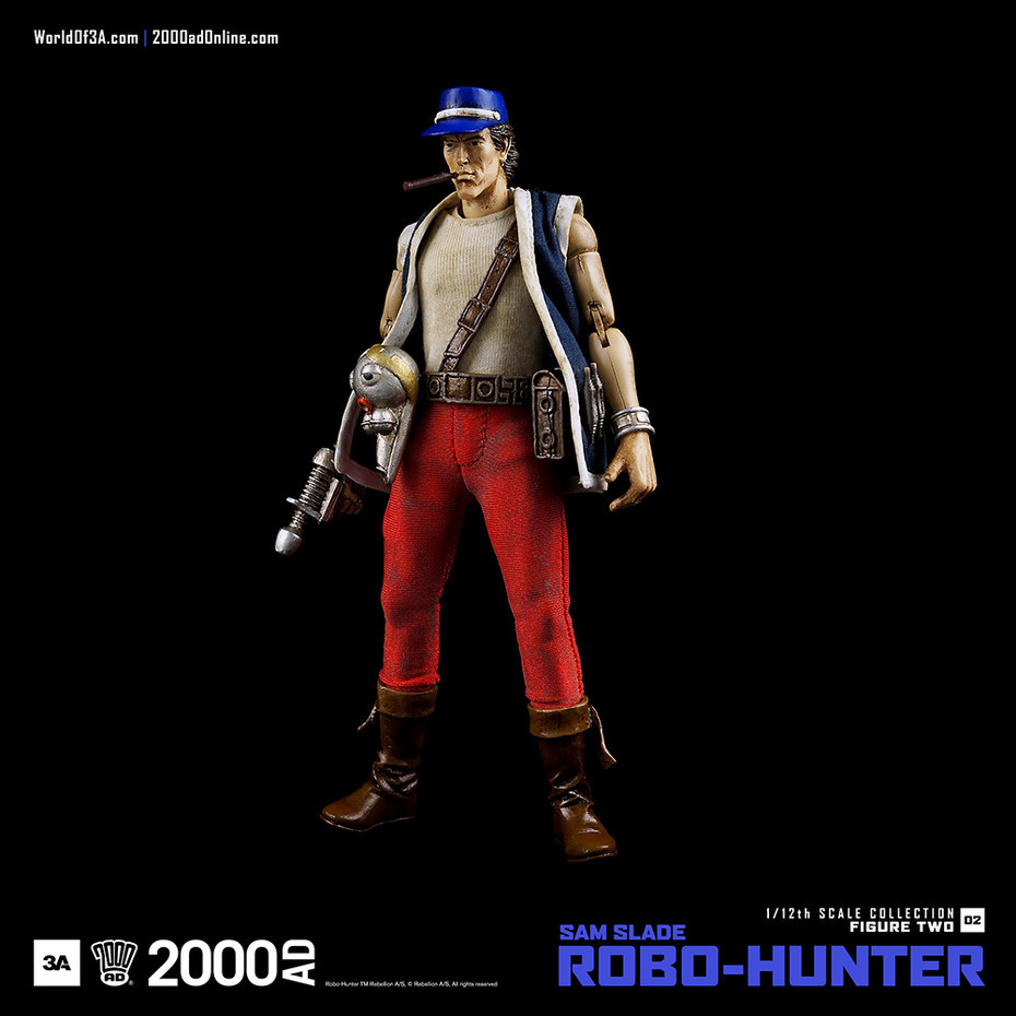 ThreeA 2000 AD Robo Hunter Action Figure Japan