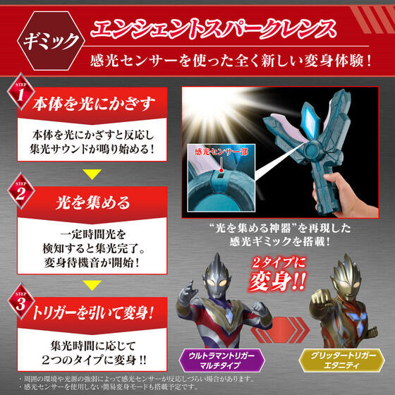 Ultraman Trigger DX Ancient Sparklens