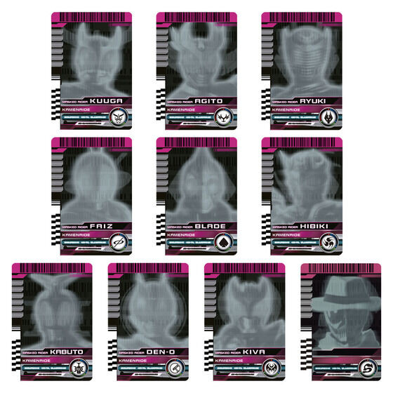 CSM Rider Card Set -DECADE-