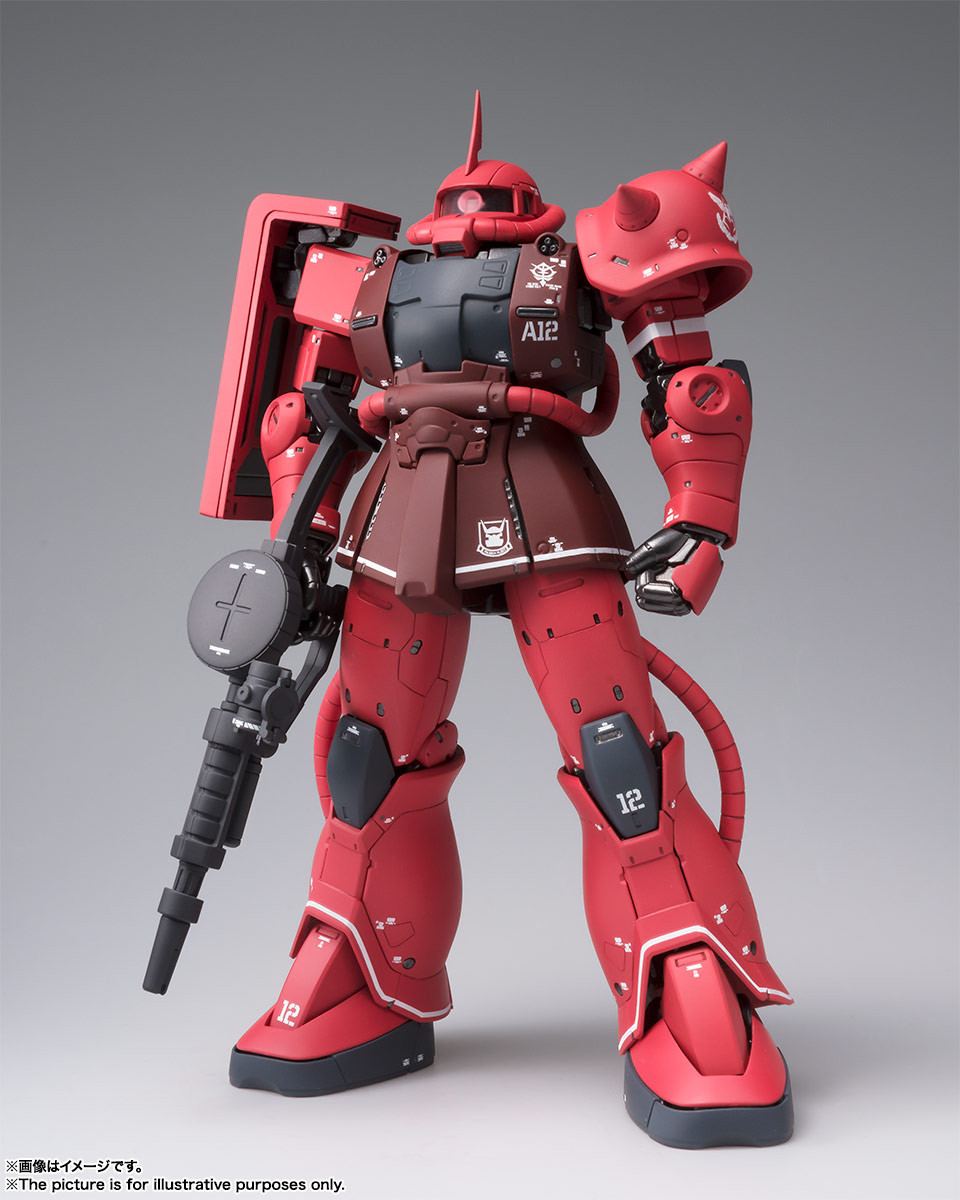 GUNDAM FIX FIGURATION METAL COMPOSITE MS-06S Char Custom Zaku II Action ...