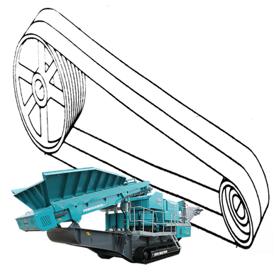Powerscreen Drive Belts (Crushers)