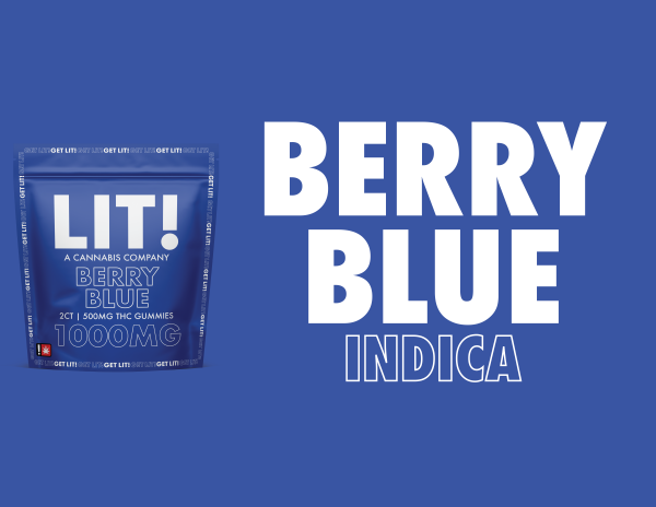 LIT! GUMMIES – 2CT 25 PER BOX – 1000MG THC 500MG PER GUMMY - IWG