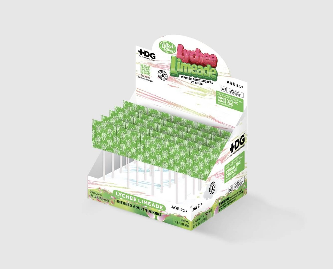 Lifted Lollies Infused Adult Suckers(24 Count Display)