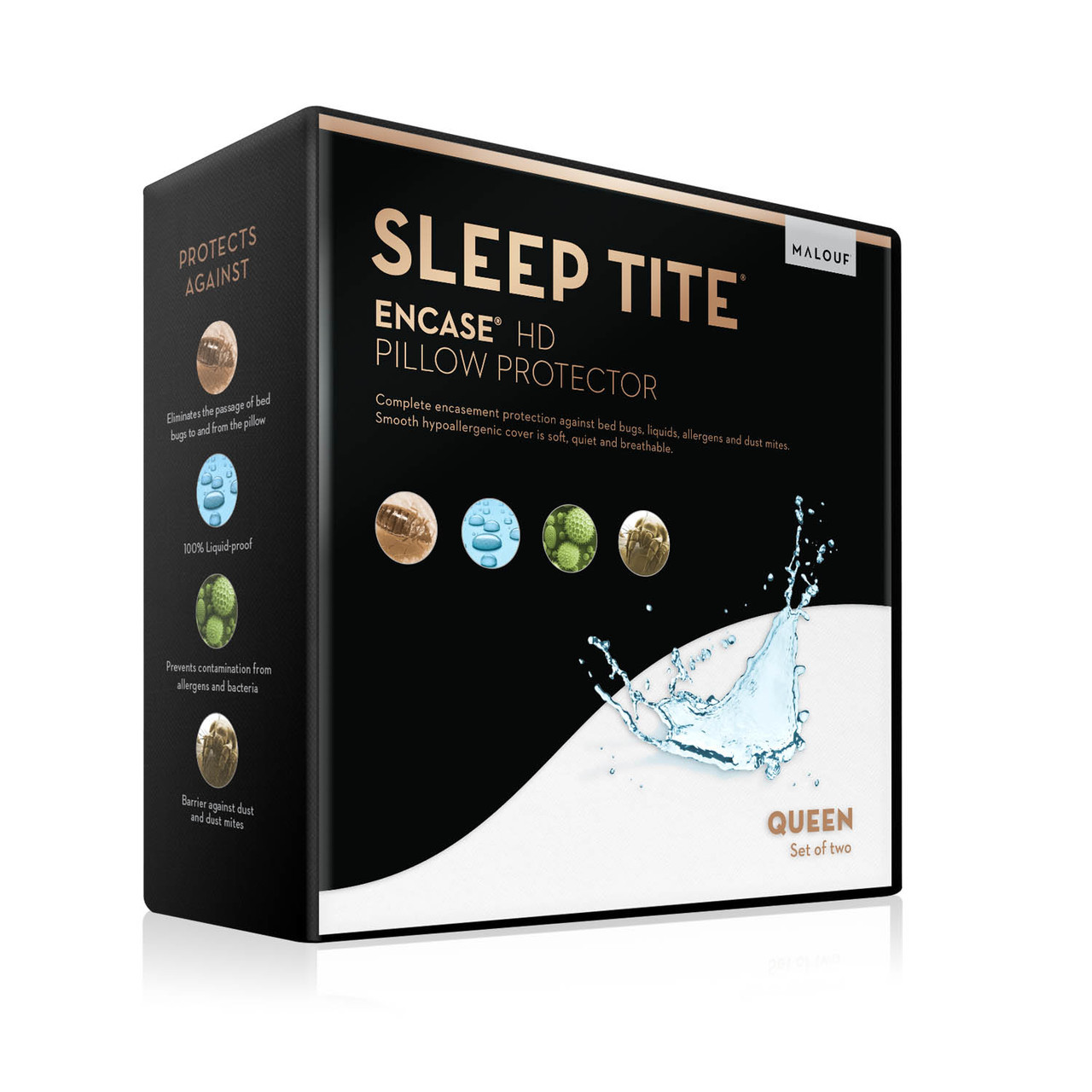 Malouf Sleep Tite Pr1me Terry Mattress Protector - DealBeds.com