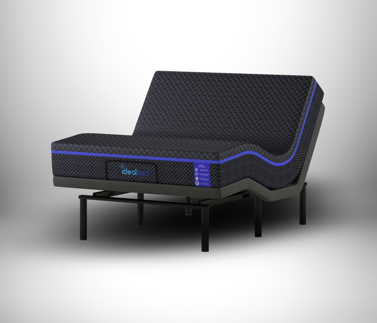 iDealBed 3i Custom Adjustable Bed Base, Wireless, Memory Presets, Zero ...